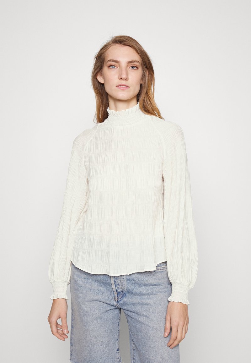 IVY OAK BECKY - Langærmet T-shirt - almond milk/offwhite - Zalando.dk