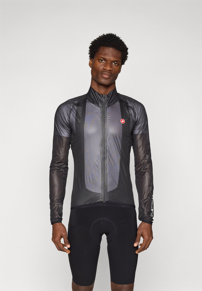 Castelli SQUALL SHELL JACKET - Vindjacka - light black/silver gray ...