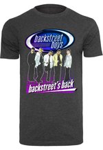 Merchcode BACKSTREETS BACK ROUND NECK - T-Shirt print - charcoal ...