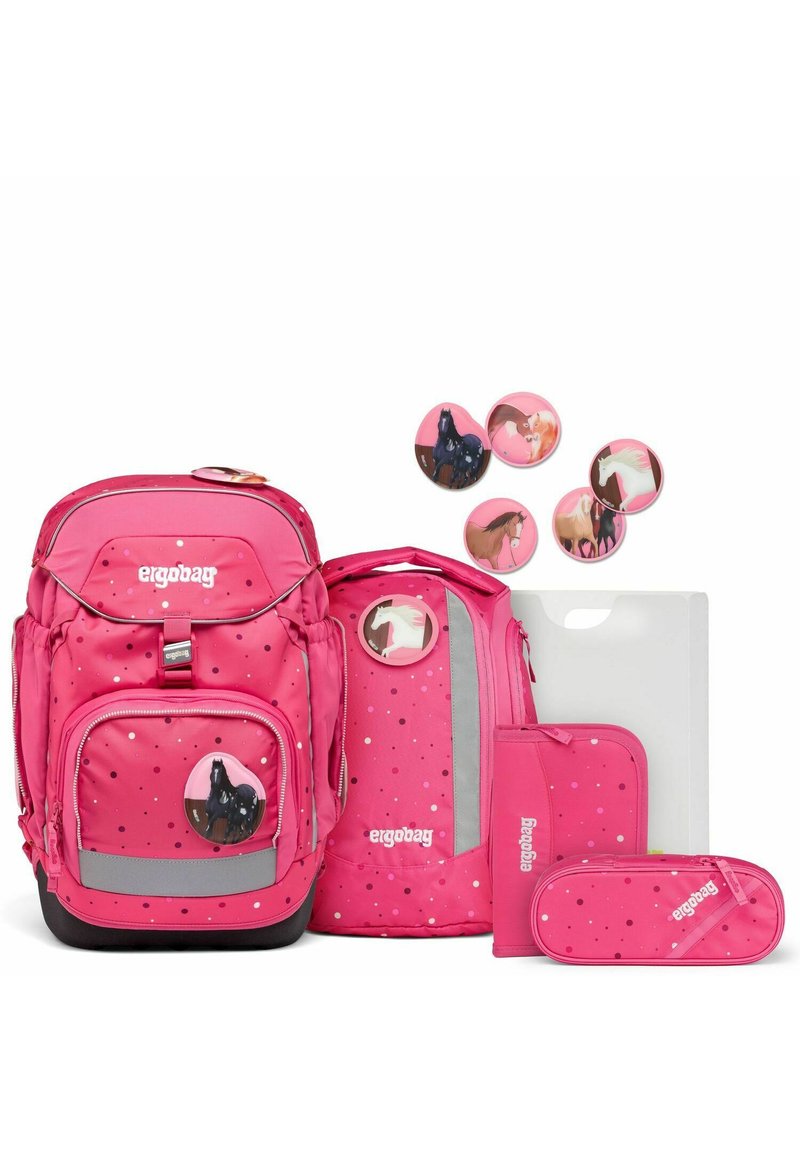 Ergobag PACK SET 6TLG INKL - School set - urlaub auf dem reitbärhof/pink - Zalando