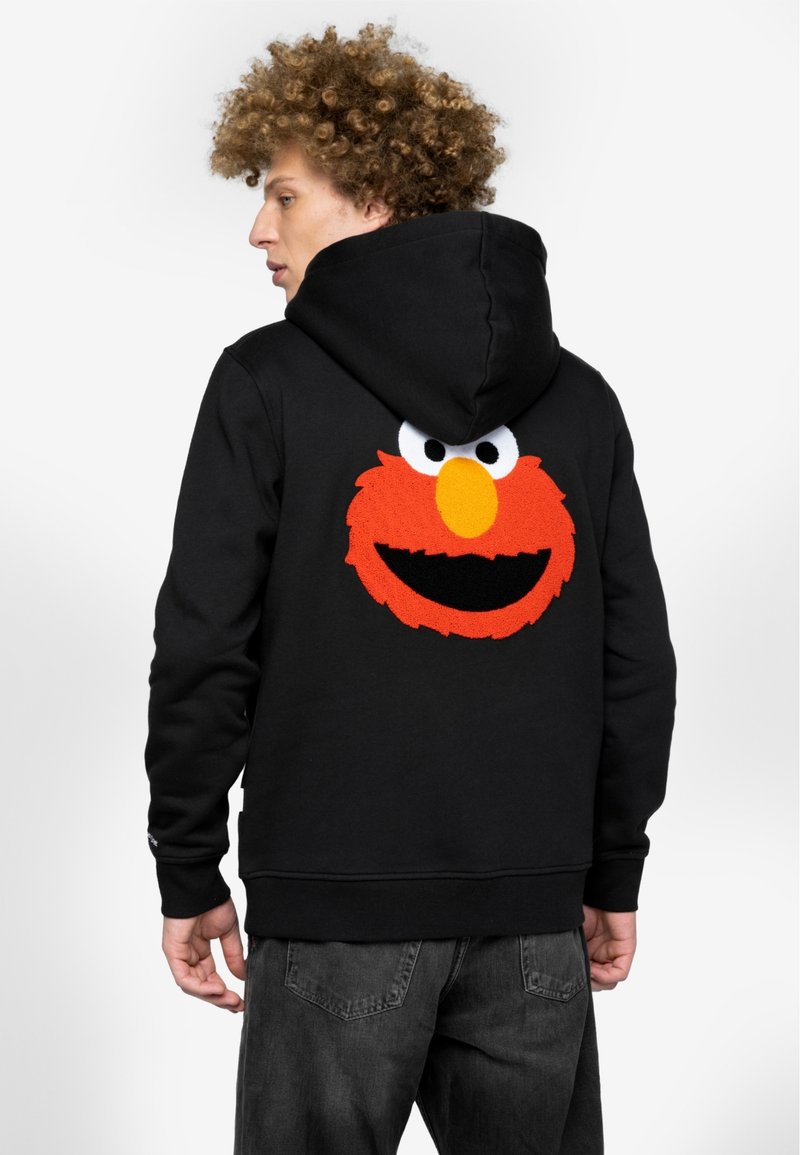 A-dam BIG-ELMO - Hoodie - black/zwart - Zalando.nl
