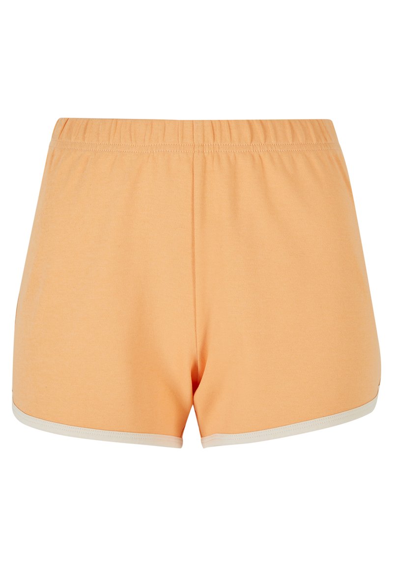 Urban Classics INTERLOCK RETRO HOT - Short - paleorange whitesand ...