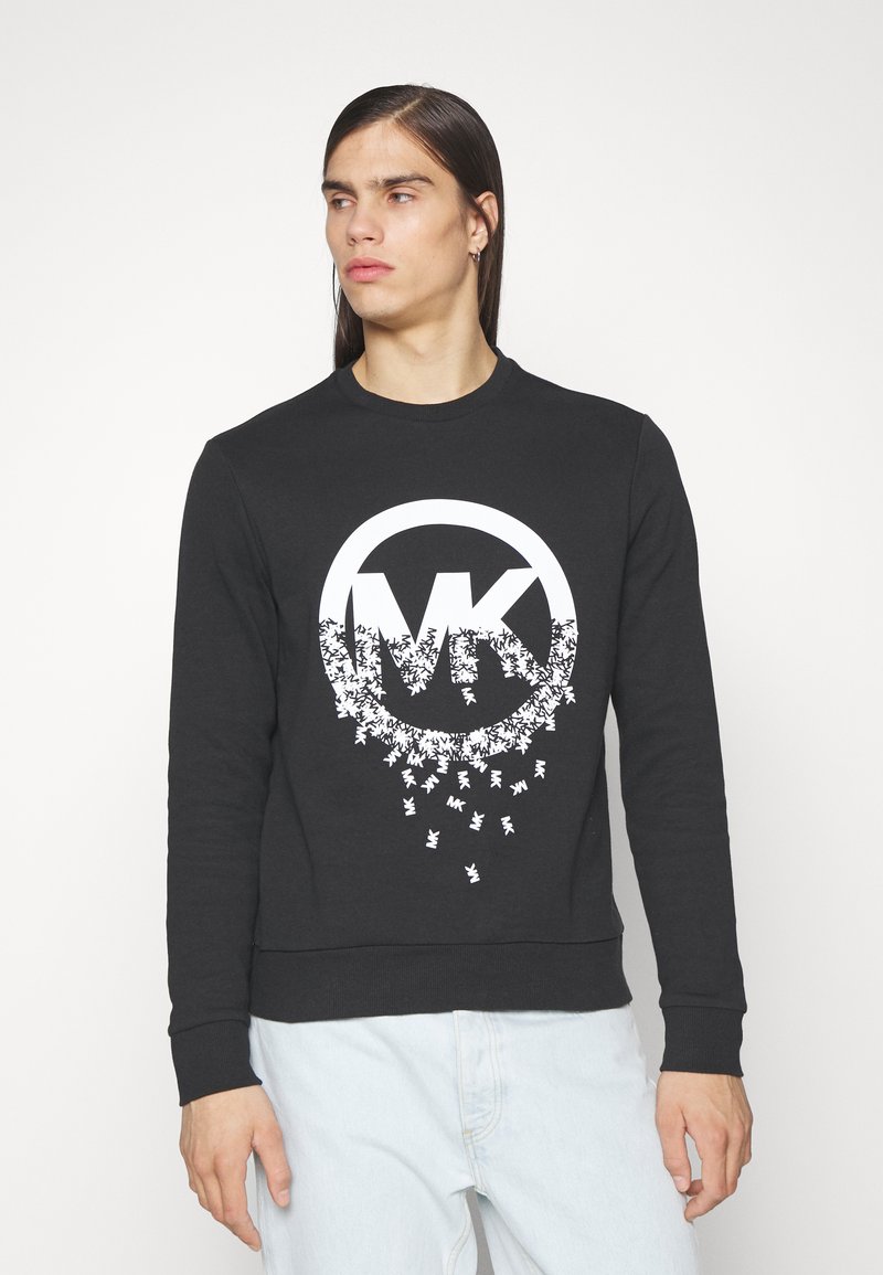 Michael Kors DRIP CREW - Sweatshirt - black - Zalando.de