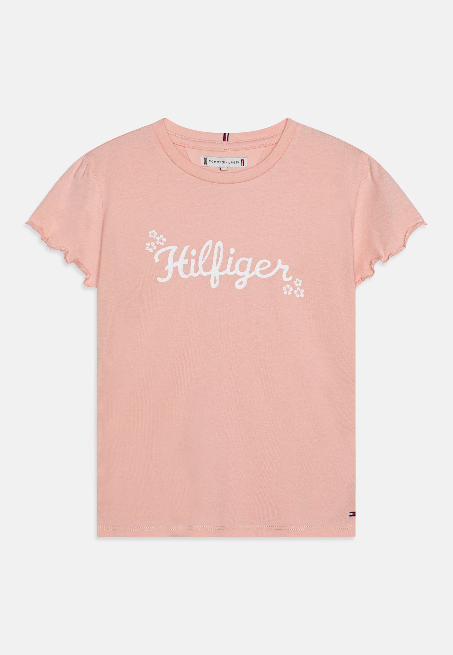 Tommy Hilfiger FLOWER GLITTER TEE T Shirt print soft rose rosa Zalando