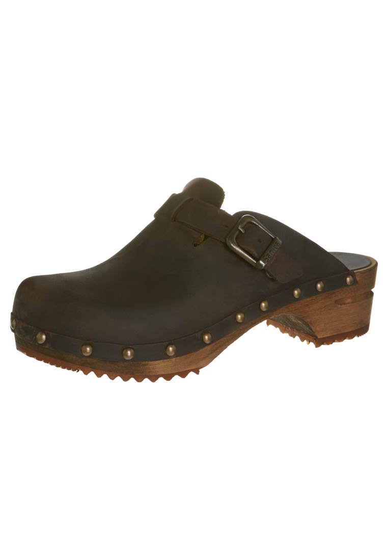 Sanita KRISTEL OPEN - Clogs - antik brown/bruin - Zalando.be