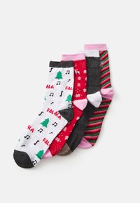 Vero Moda SOCKS GIFTBOX 4 PACK - Socken - dark green melange/dunkelgrün ...