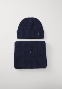 Polo Ralph Lauren GIFT BOX UNISEX SET - Beanie - hunter navy/dark blue ...