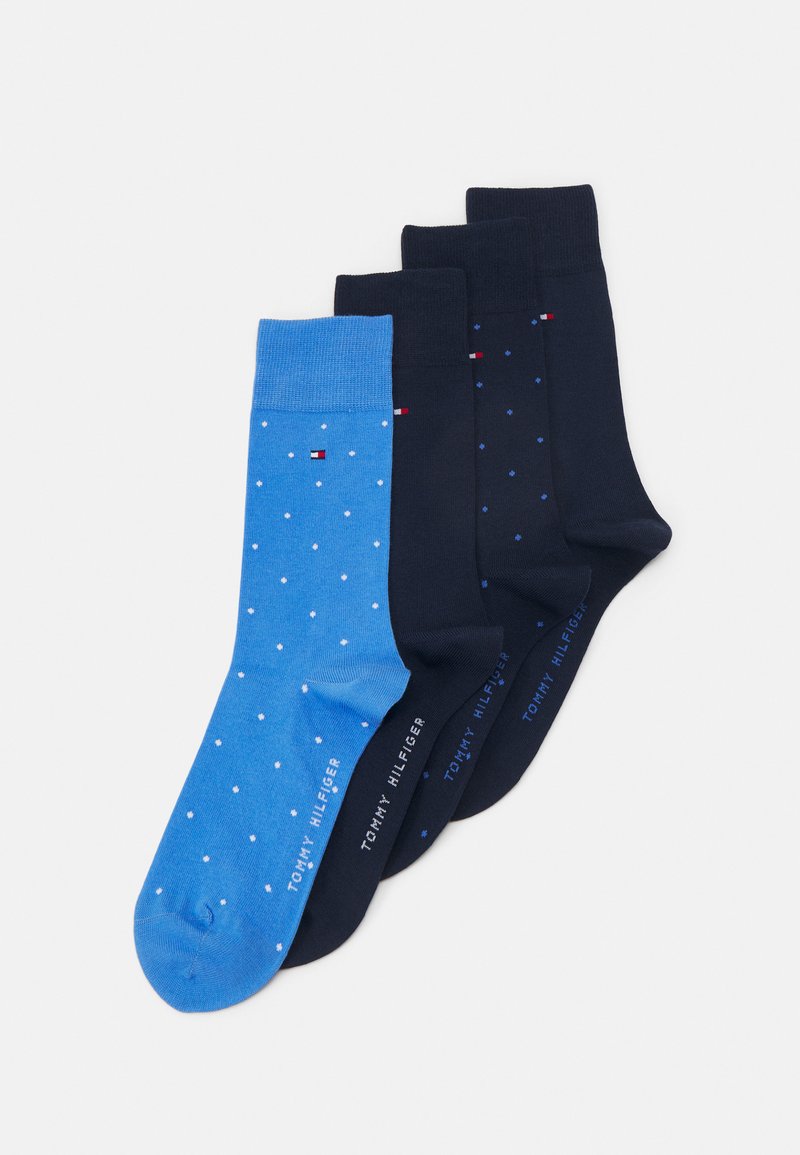 Tommy Hilfiger MEN DOT 4 PACK - Socks - blue/navy/dark blue - Zalando.co.uk