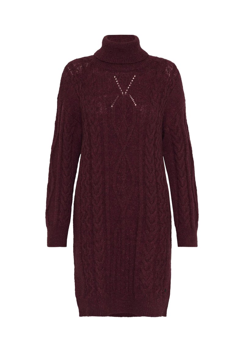 Cream CRSKIE KNIT DRESS - Strikkjoler - zinfandel/bordeaux - Zalando.dk