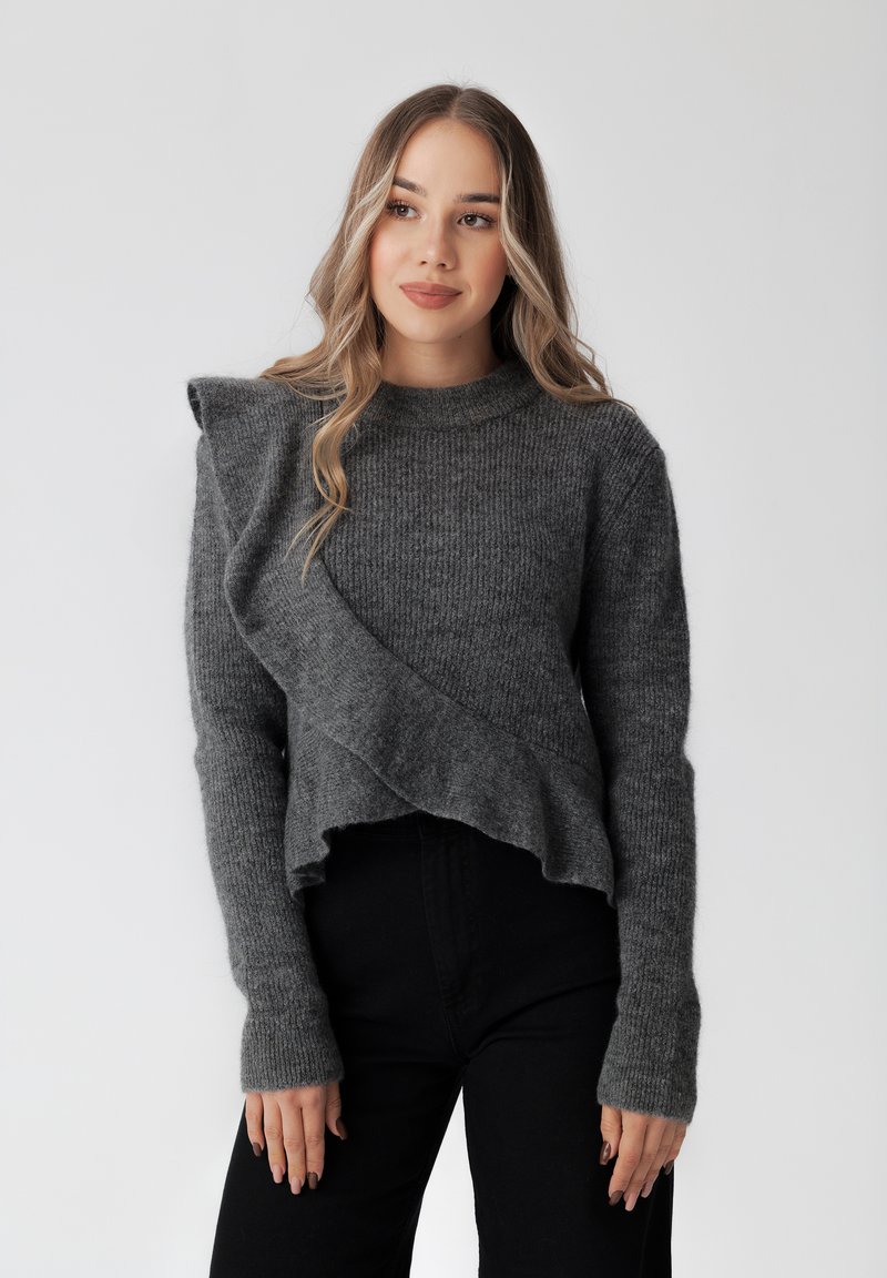 Laurella CELIA - Pullover - grey/gris - ZALANDO.FR