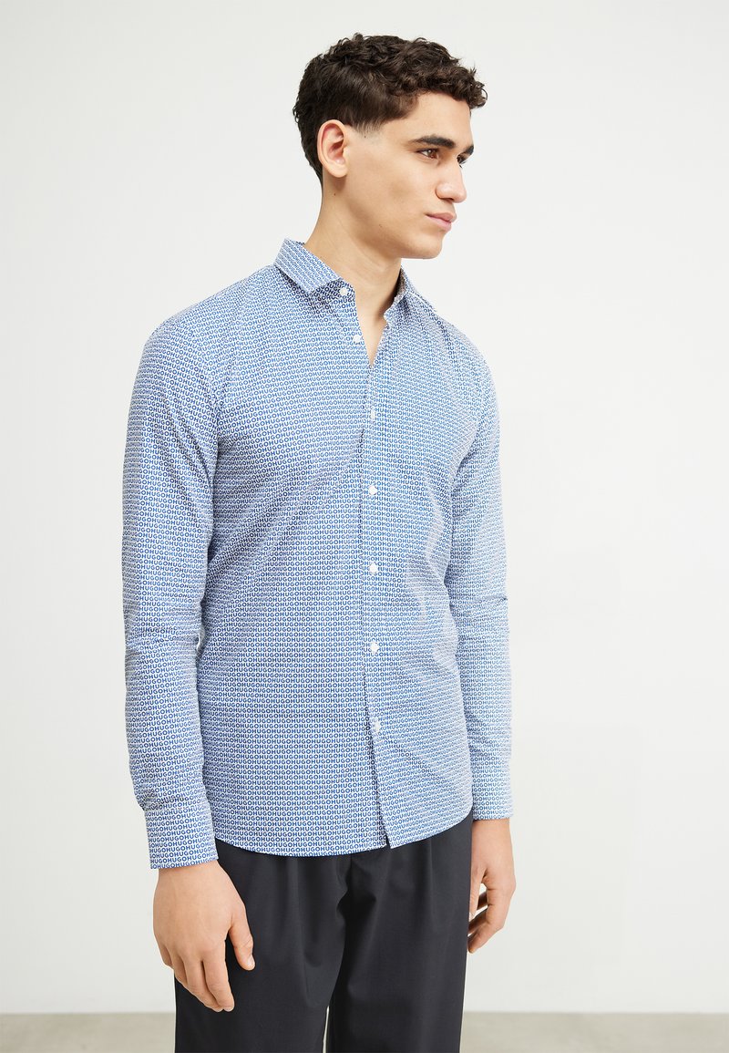 HUGO ELISHA - Shirt - medium blue/blue - Zalando.ie