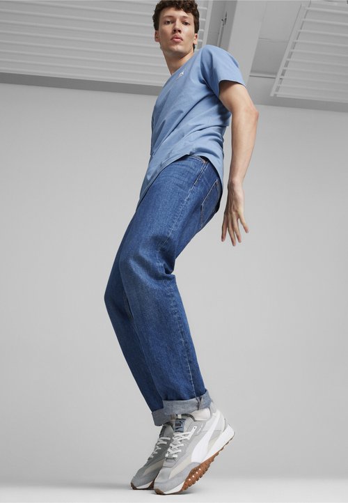 Puma BLACKTOP RIDER POP UNISEX - Sneakers laag - dark coal black/grijs ...