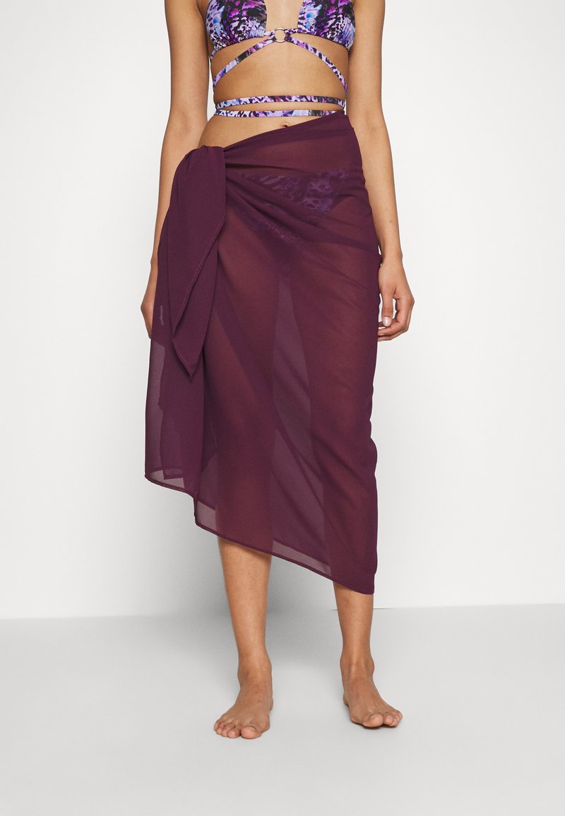 Bruno Banani PAREO - Strandaccessoire - bordeaux - Zalando.ch