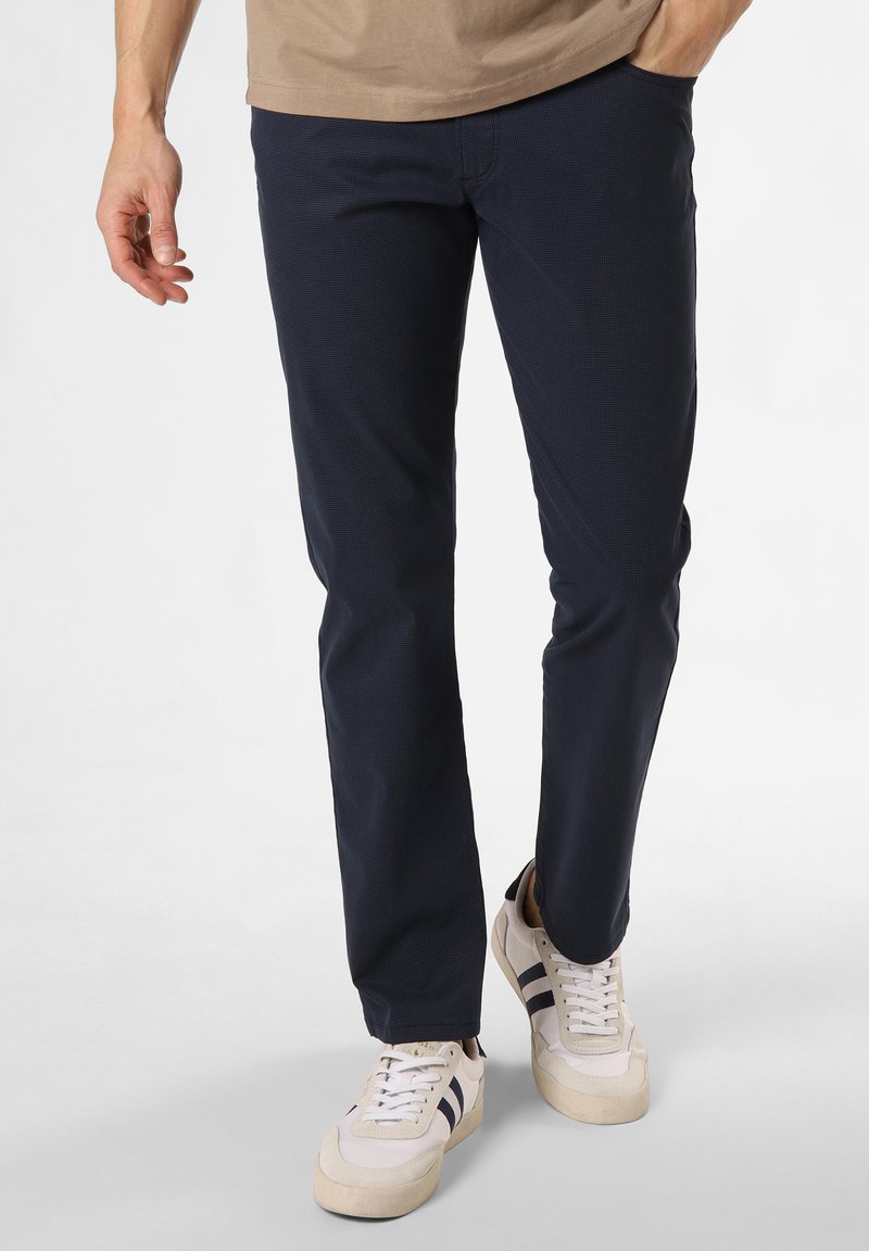bugatti Trousers - marine/dark blue - Zalando