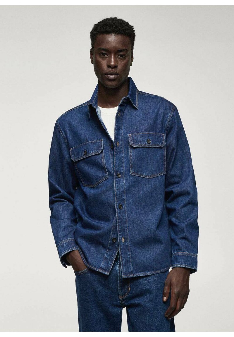 Mango FUNKY - Camisa - dark blue/azul marino - Zalando.es