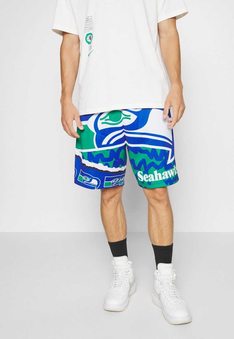 Mitchell & Ness NFL SEATTLE SEAHAWKS JUMBOTRON SUBLIMATED SHORT - Short ...