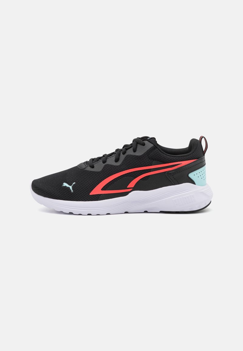 Puma ALL DAY ACTIVE JR UNISEX - Tenisky - black/salmon/light aqua/černá ...