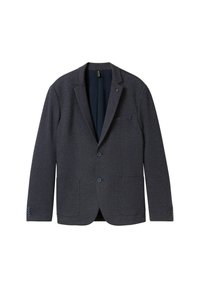 TOM TAILOR STRUKTUR - Sacou - navy white grindle wave/albastru închis ...