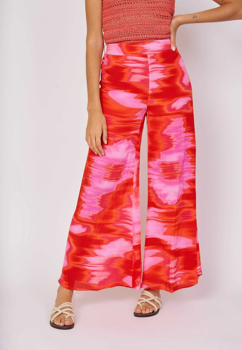 Derhy JET LAG - Trousers - rouge/red - Zalando