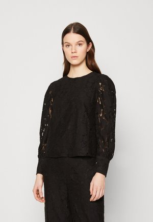 Object GEMUSTERTES - Blouse - black/zwart - Zalando.nl