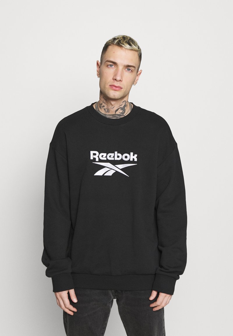 Reebok Classic VECTOR CREW - Sweatshirt - black - Zalando.ie
