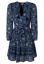 Springfield FLORAL WITH BORDERS - Day dress - blue/white/blue - Zalando.de
