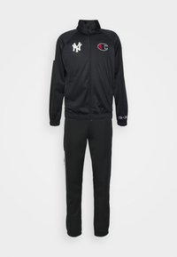 Champion NEW YORK YANKEES TRACKSUIT - Tracksuit - black/white/black ...
