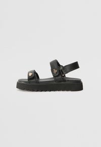 Replay NEW ALICANTE SHIELD - Platform sandals - black - Zalando