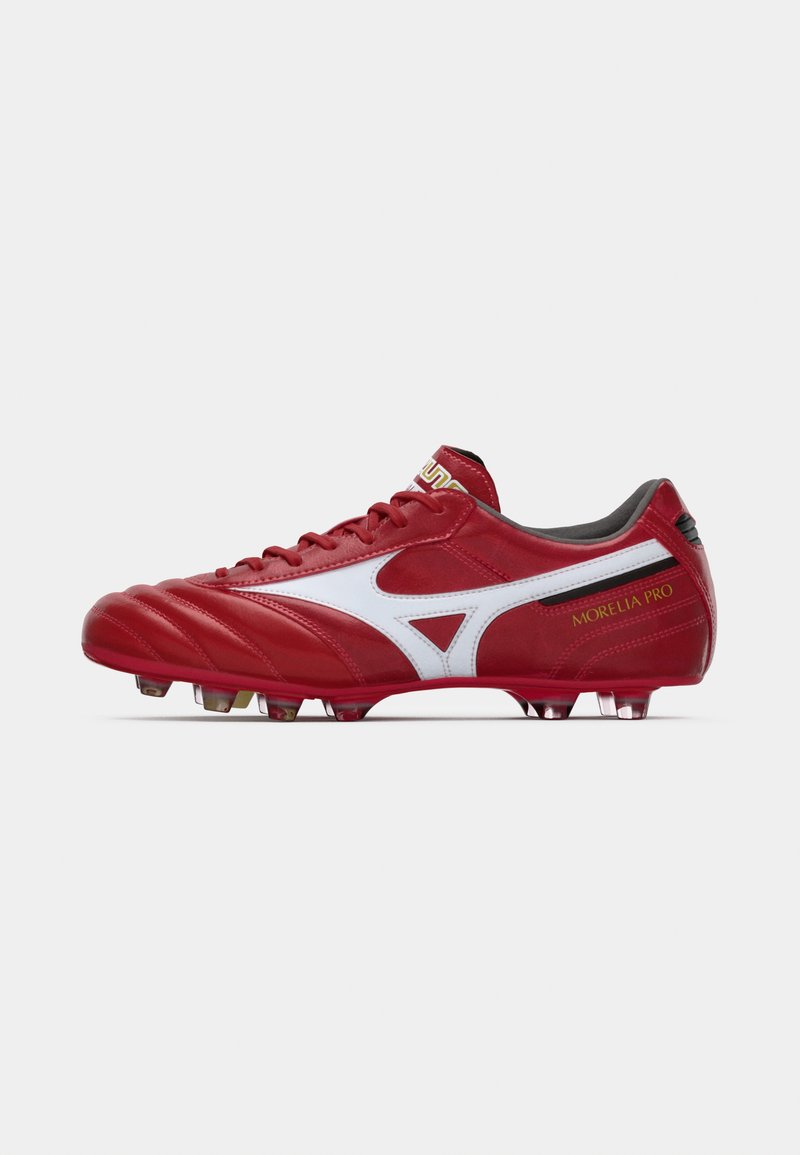 Mizuno MORELIA II PRO - Firm-ground football boots - red/white/black ...