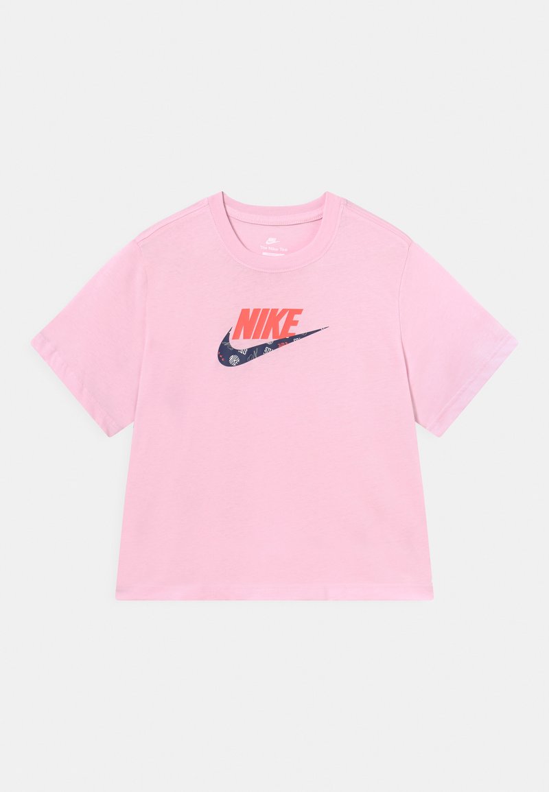 Nike Sportswear TEE BOXY - Print T-shirt - pink foam/pink - Zalando.ie