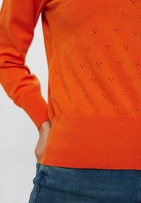 Nümph NUEDNA - Strickpullover - red orange/orange - Zalando.de