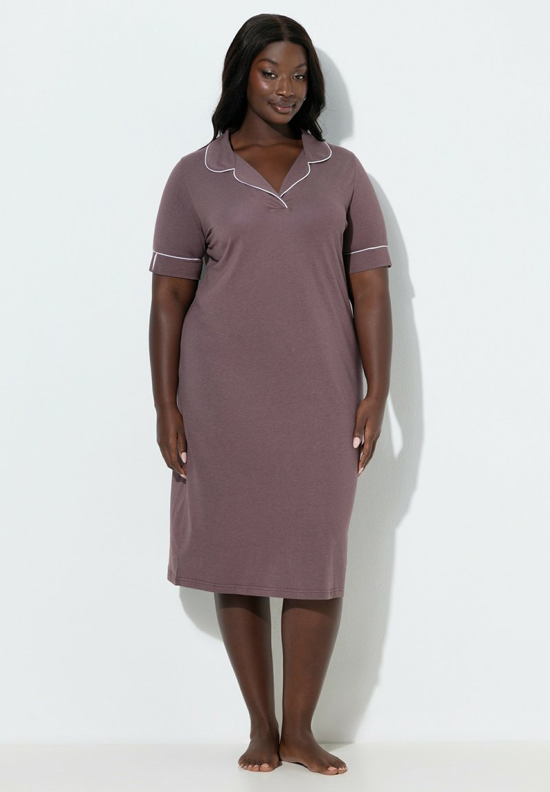 Ulla Popken Nightie - earth/brown - Zalando