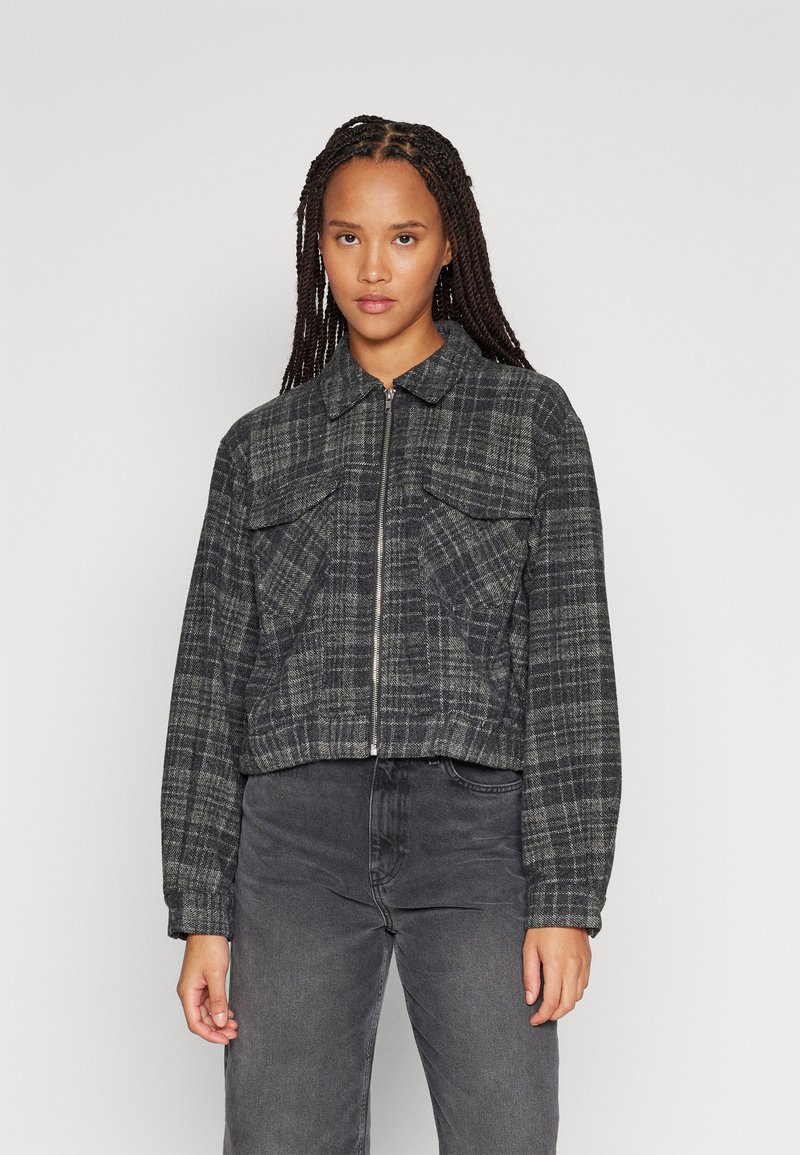 Object OBJBODIL JACKET - Summer jacket - dark grey - Zalando.ie