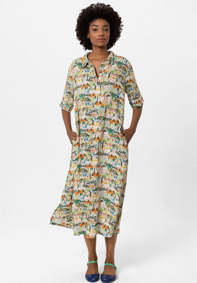 anou anou PORI - Shirt dress - beige - Zalando