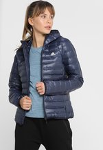 adidas Performance VARILITE - Down jacket - legink/white/blue - Zalando.co.uk