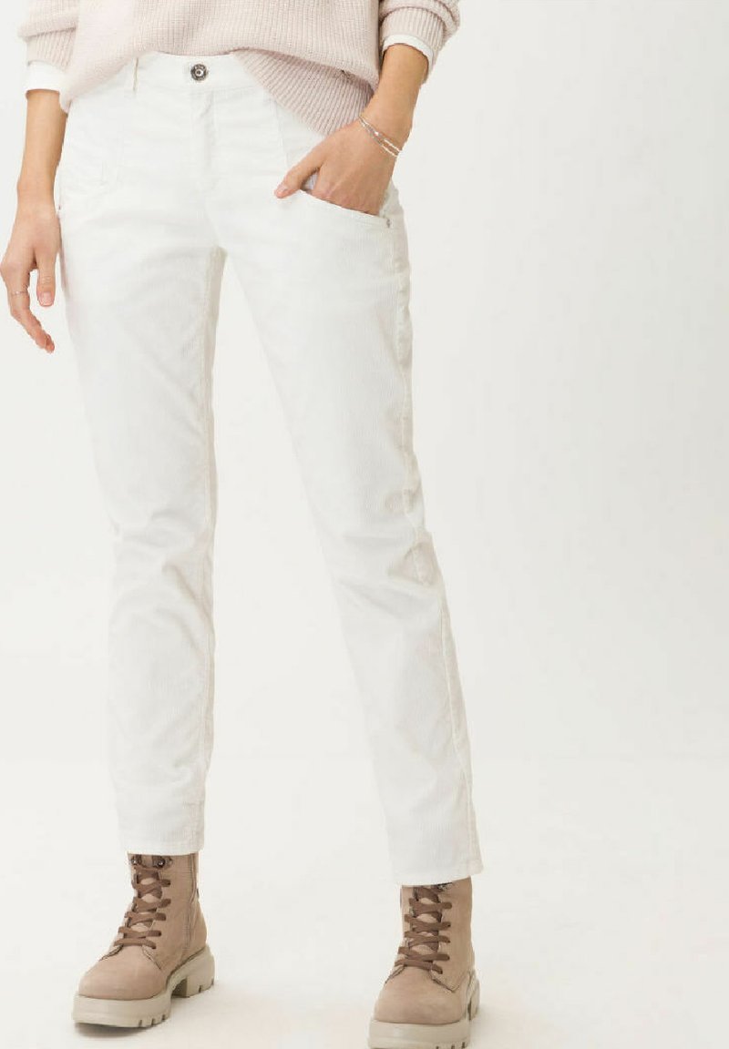 BRAX STYLE MERRIT - Pantalon classique - offwhite/écru - ZALANDO.BE
