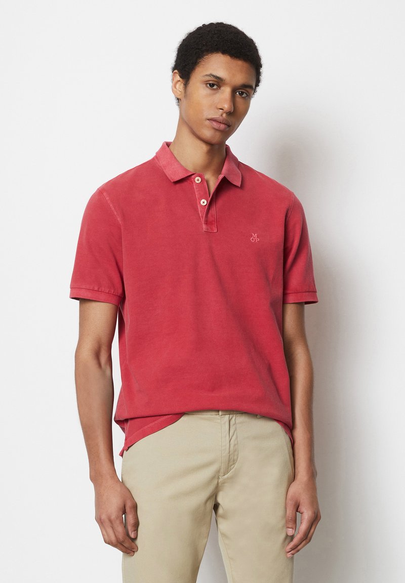 Marc O'Polo REGULAR - Polo shirt - mars red/red - Zalando.de