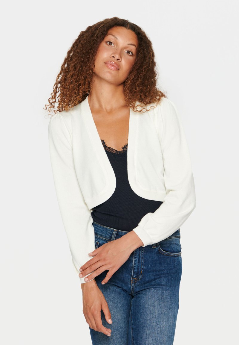 Saint Tropez MILA BOLERO - Vest - ice/crème - Zalando.nl
