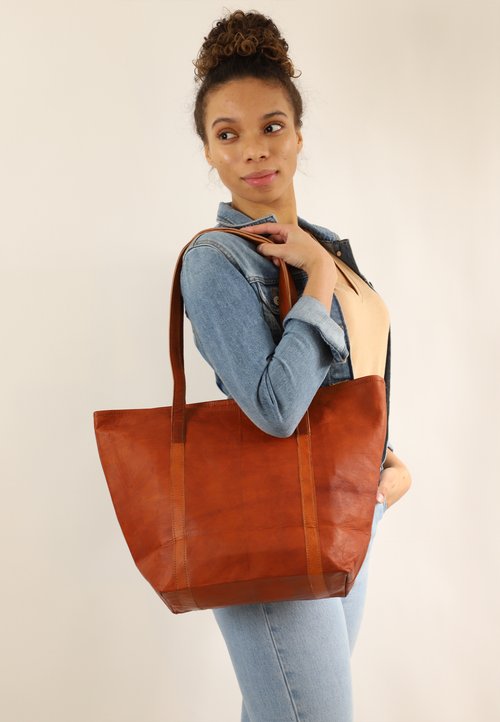 Gusti Leder Shopping bags - brown/brun - Zalando.dk