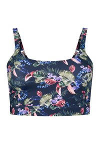Zizzi PRINTED WITH ADJUSTABLE STRAPS - Bikini-Top - deep palm aop ...