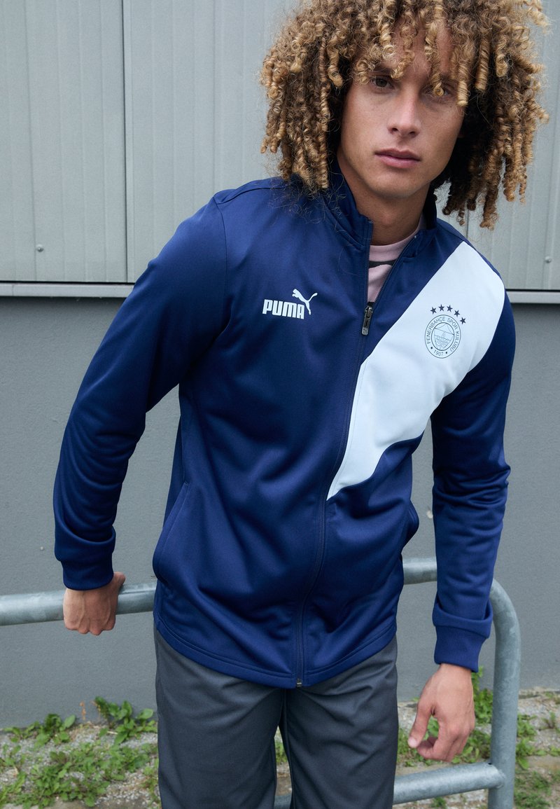 Puma FENERBAHCE ISTANBUL FTBLCULTURE+ TRACK JACKET - Club wear - blue ...