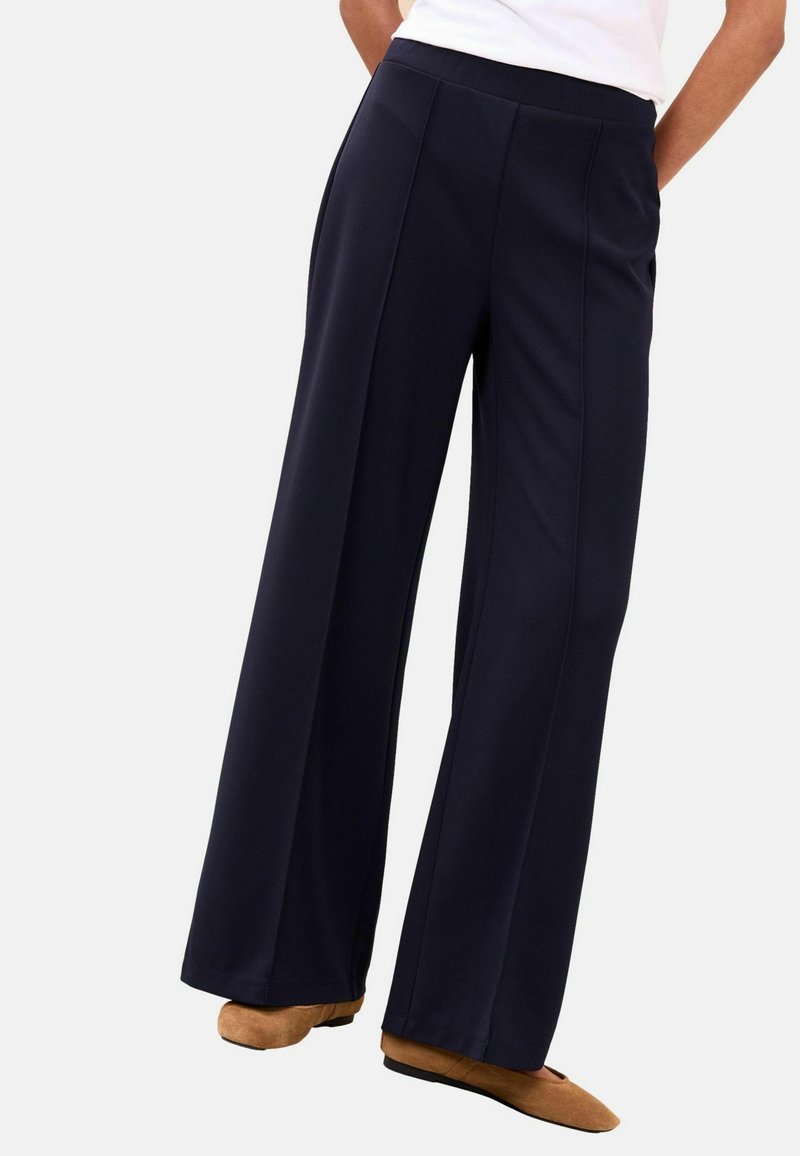 Lipsy REGULAR FIT - HIGH WAIST - Housut - navy blue/sininen - Zalando.fi