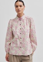 Second Female CLAUD - Hemdbluse - begonia pink/pink - Zalando.de