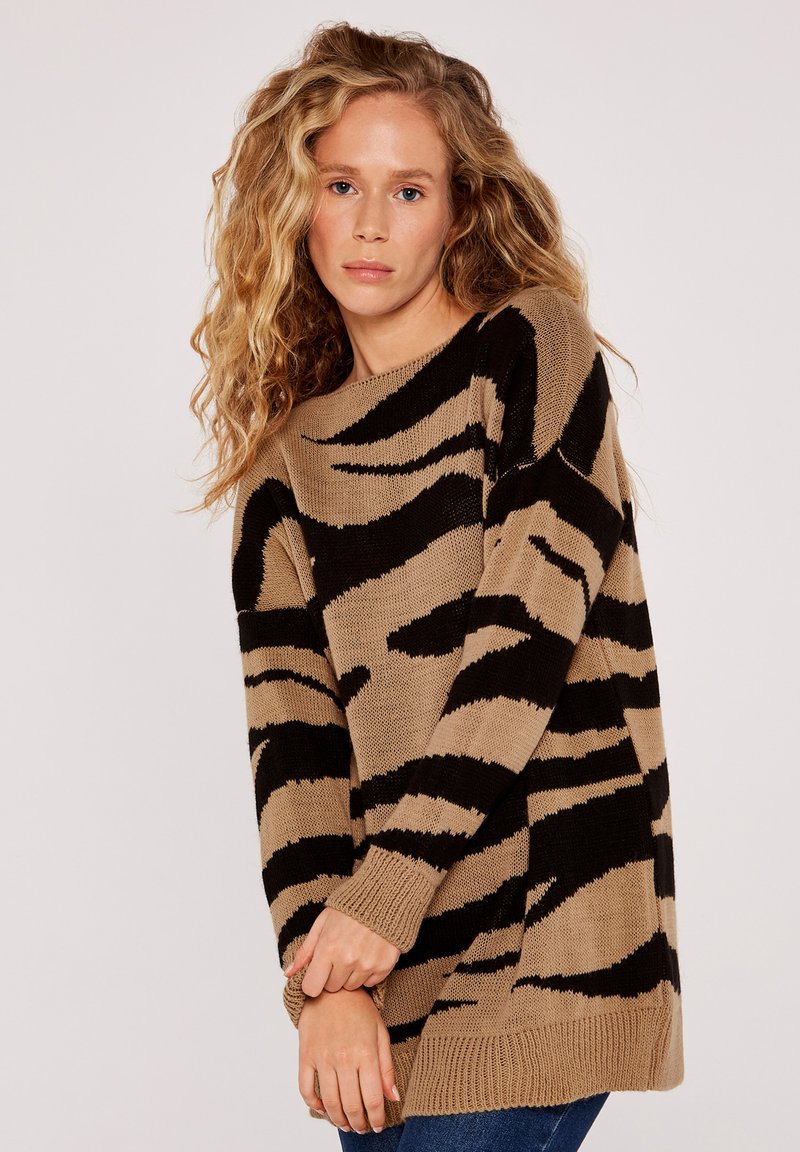 Apricot ZEBRA - Jersey de punto - stone/piedra - Zalando.es