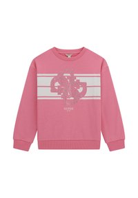 Guess LOGO STRASS - Sweater - rose/donkerroze - Zalando.nl