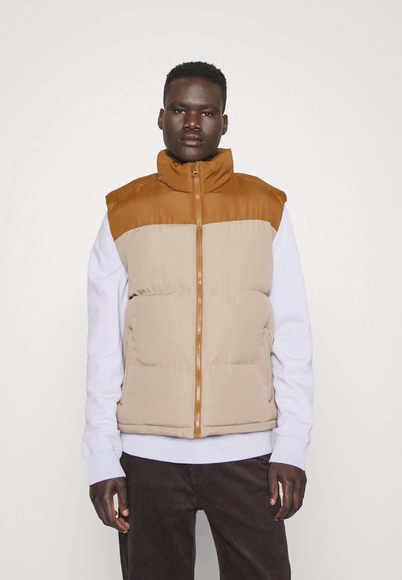 Brave Soul DAVISGILTAN - Weste - tan/stone/tan - Zalando.at