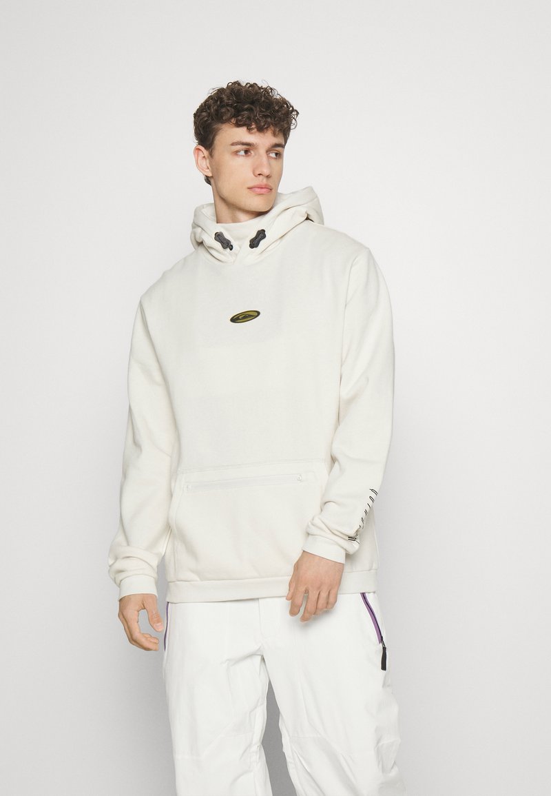 Quiksilver BIG LOGO TECH HOODIE - Forro polar - nimbus cloud/blanco ...