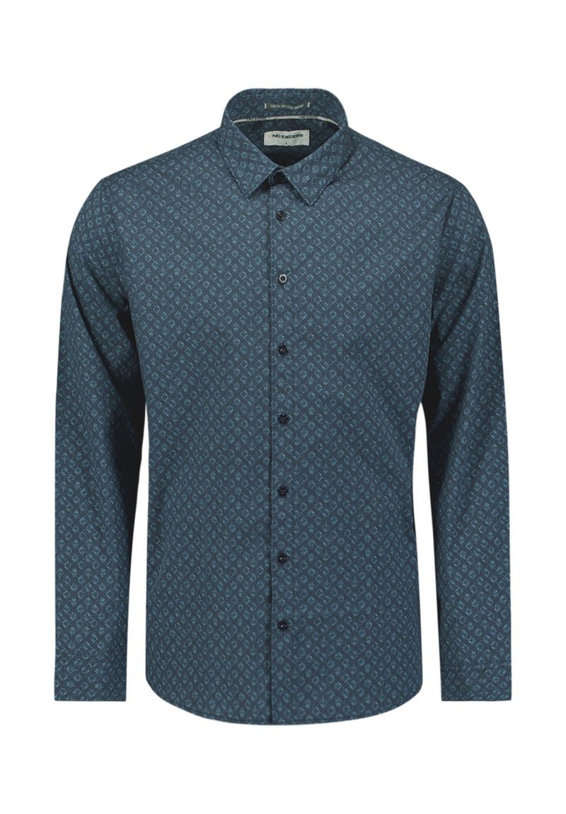 NO EXCESS PRINTED STRETCH - Overhemd - night/donkerblauw - Zalando.nl