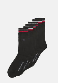 Tommy Jeans SOCK ICONIC UNISEX 6 PACK - Strumpor - black/svart - Zalando.se