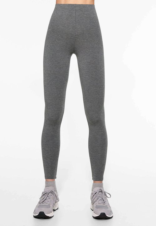 OYSHO PERFECT ADAPT SUPER-HIGH-RISE ANKLE-LENGTH 65CM - Trikoot - black/musta - Zalando.fi